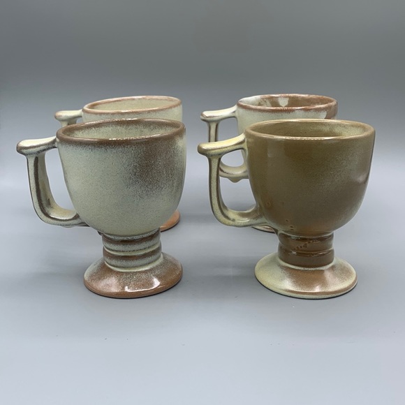 Frankoma | Dining | Vintage Mcm Frankoma Desert Gold C3 Pedestal Coffee ...